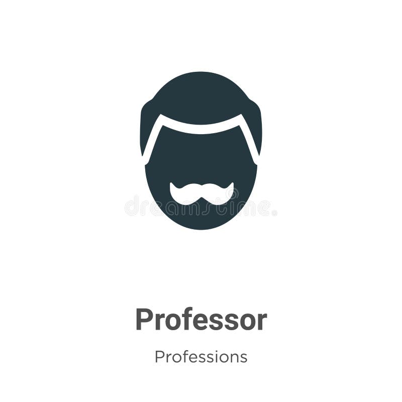 Professor Icon in Filled, Thin Line, Outline and Stroke Style. Vector ...