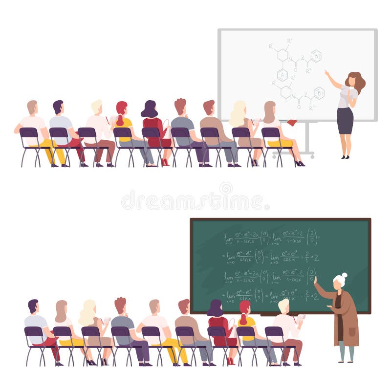 Person Giving Lecture Stock Illustrations – 390 Person Giving Lecture ...