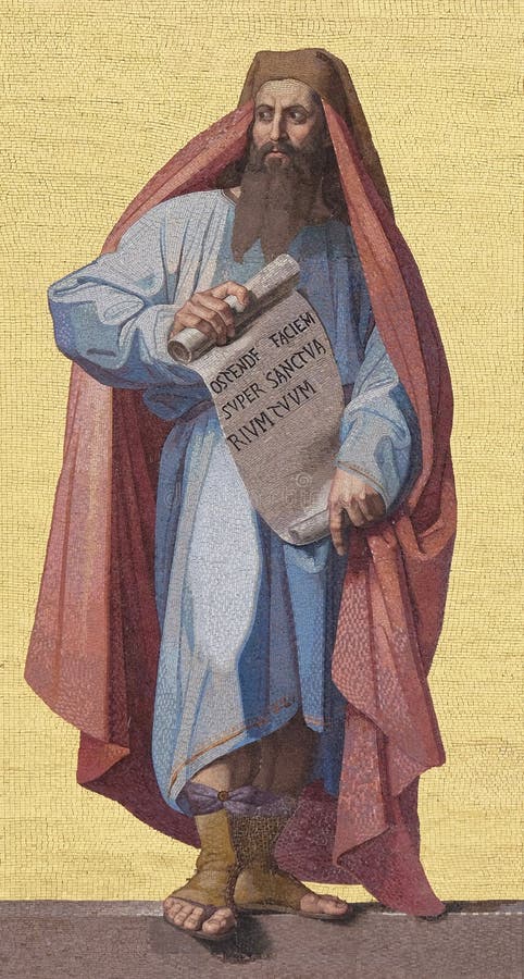 Profeta Daniel fotografia editorial. Imagem de mosaico - 99449117