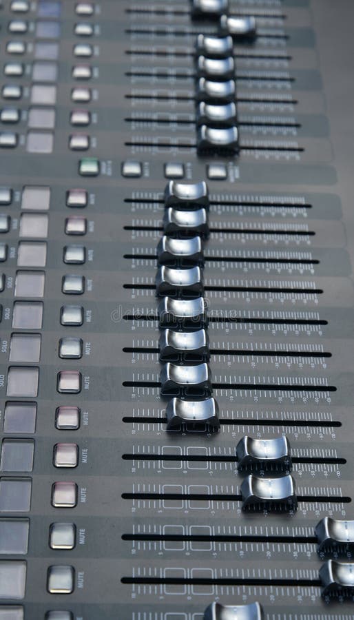 Profi sound mixer stock photo. Image of blender, actuator - 33984554
