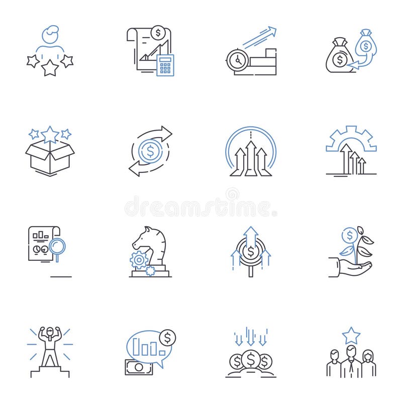 Proficiency Line Icons Collection. Mastery, Competence, Fluency ...