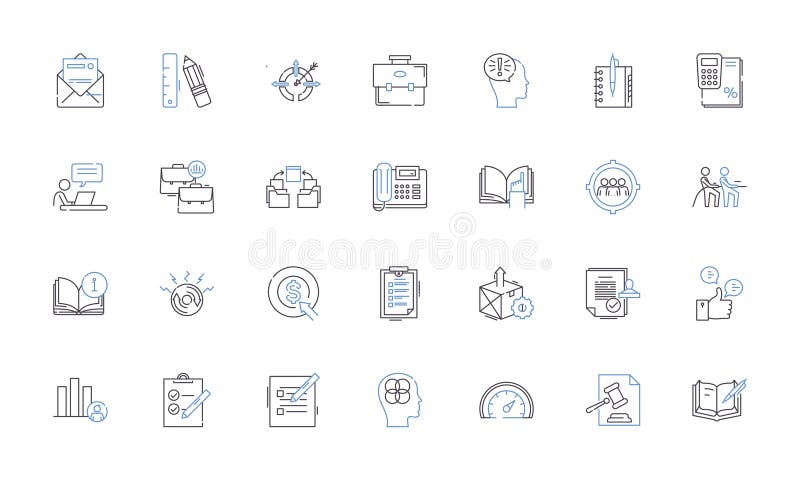 Proficiency Line Icons Collection. Mastery, Skillfulness, Expertise ...