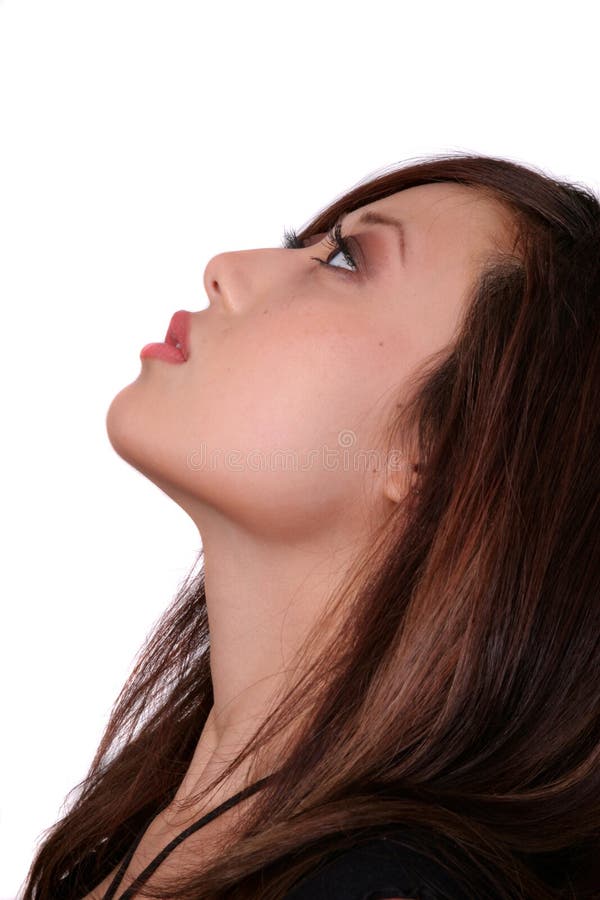 Profil asiatique de femme image stock. Image du visage - 3413347