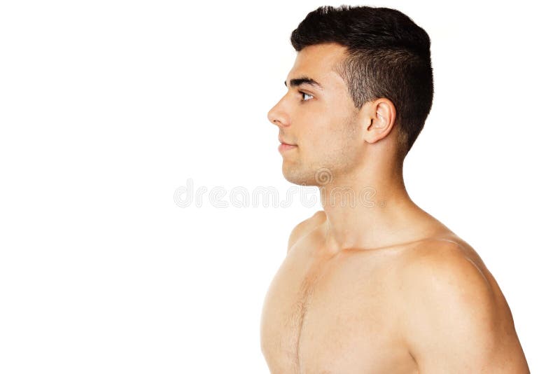 Profil de l'homme image stock. Image du masculin, modèle - 40770543