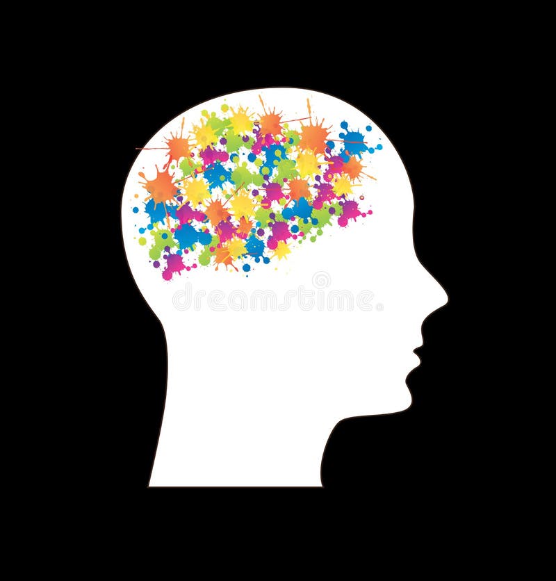 Human Head Mind Brain Spirit Powerful Energy Connect To the Universe ...