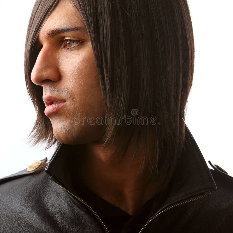 Profile of attractive man stock photo. Image of macho - 8195288