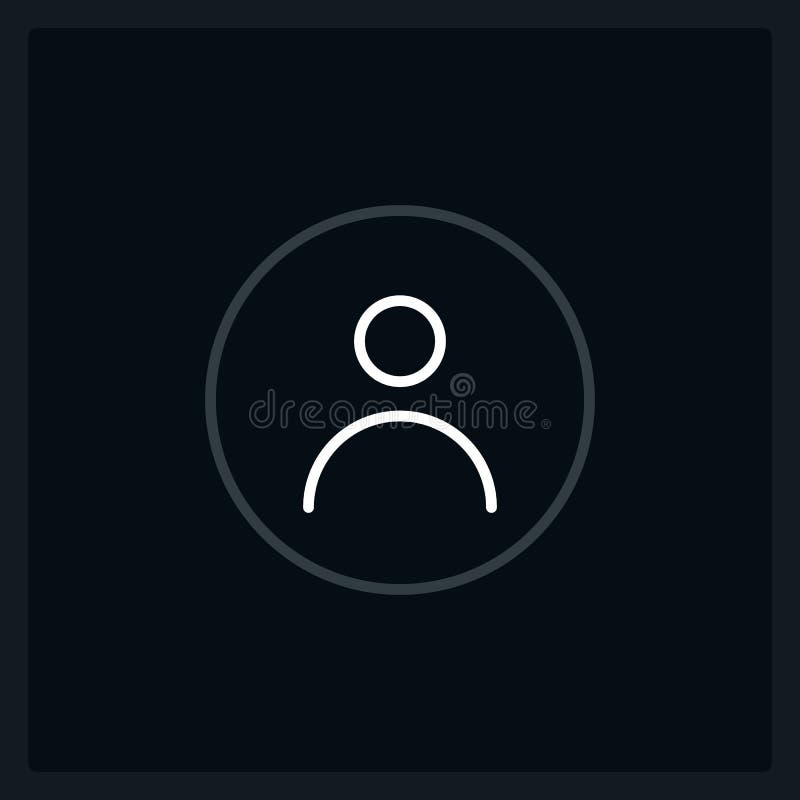 Profile Avatar Ui Element Template Stock Vector Illustration Of