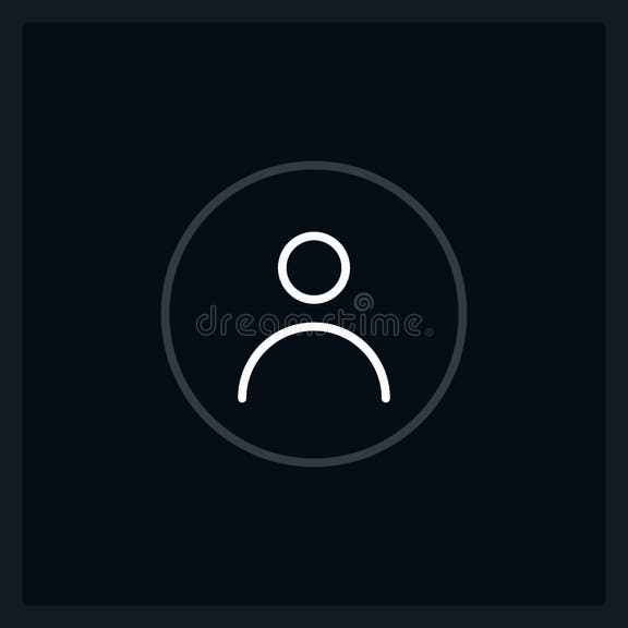 Profile Avatar UI Element Template Stock Vector - Illustration of ...