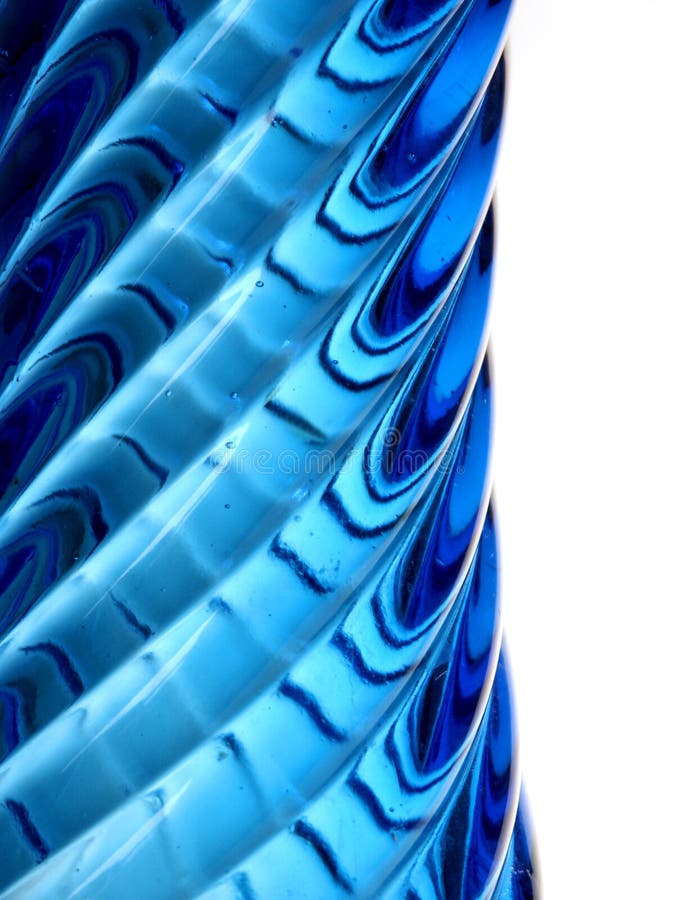 Profile of a Blue Glass Vase Stock Image - Image of vase, glass: 8243