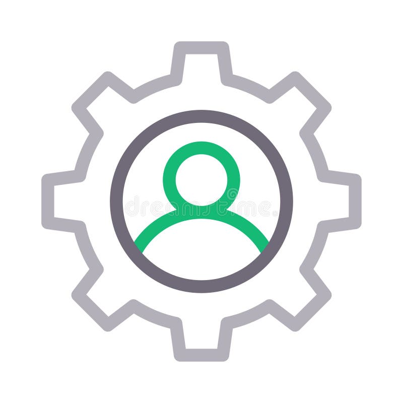 Profile color line icon stock vector. Illustration of icon - 167716577