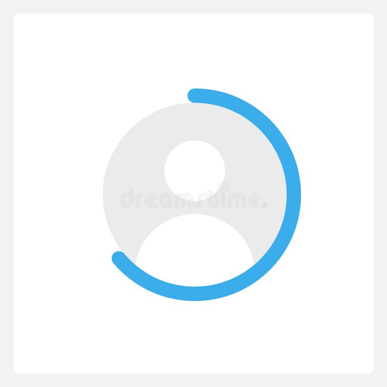 Profile Completeness UI Element Template Stock Vector - Illustration of ...