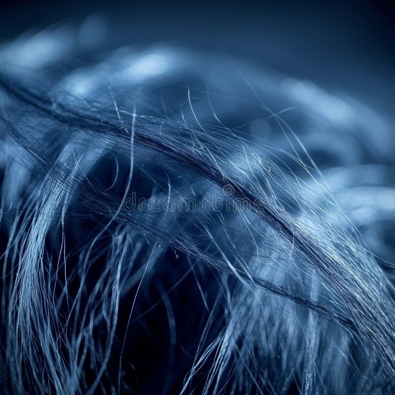 Profile of a Face with Hair Set Against a Light Backdrop Stock Photo ...