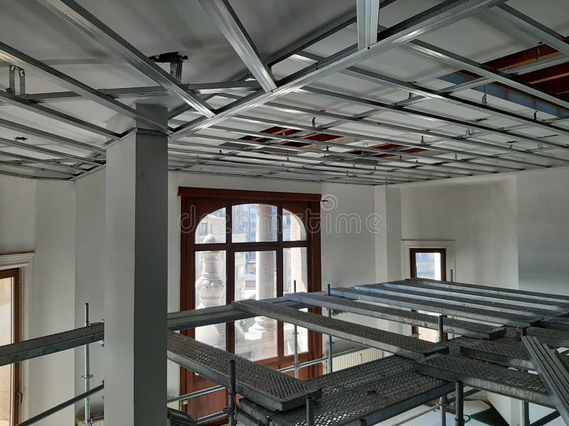 Profile for Plasterboard, Gypsum Board, Set of Building Profiles Stock ...