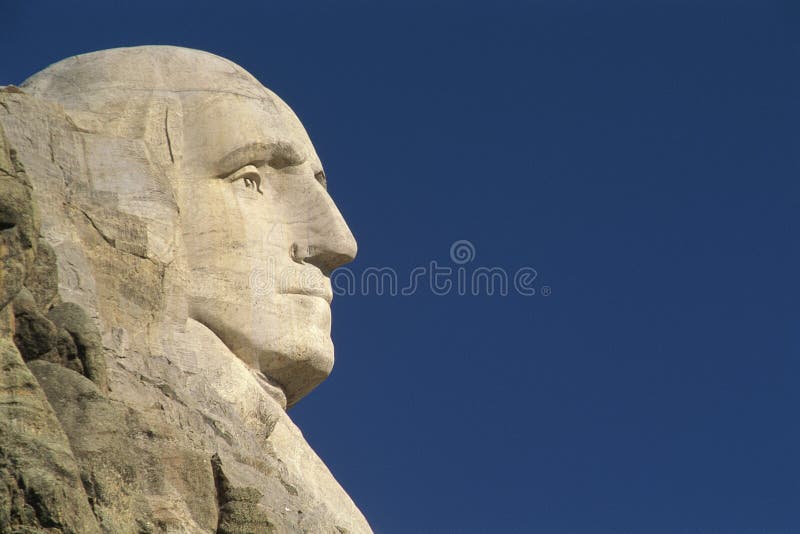 Profile of George Washington Stock Image - Image of america, icon: 23161189
