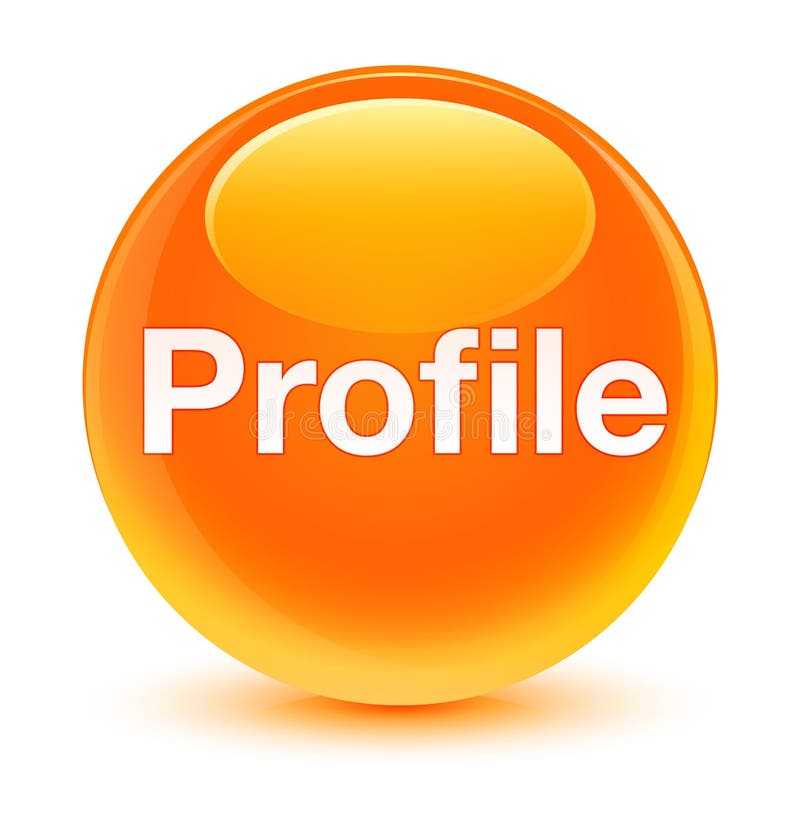 Profile Glassy Orange Round Button Stock Illustrations – 12 Profile ...