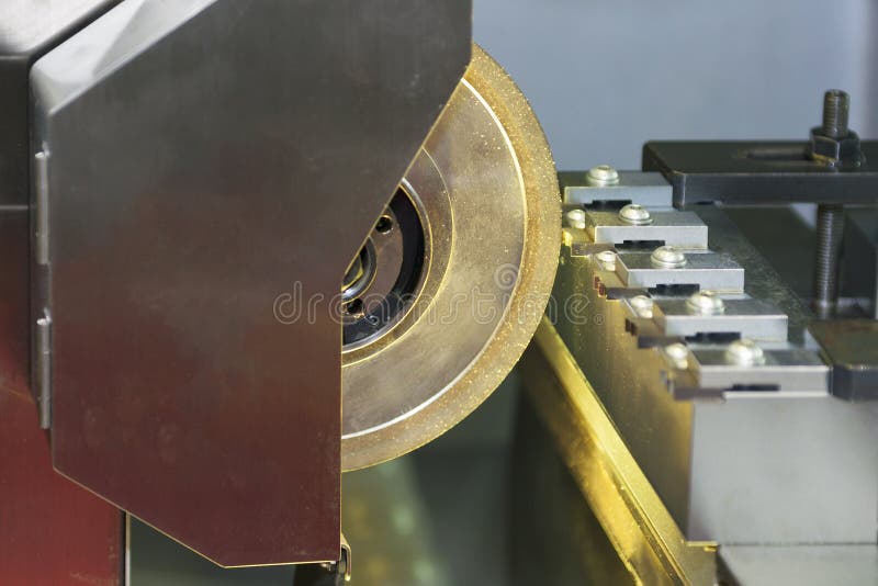 The Profile Grinding Machine Stock Image - Image of process ...