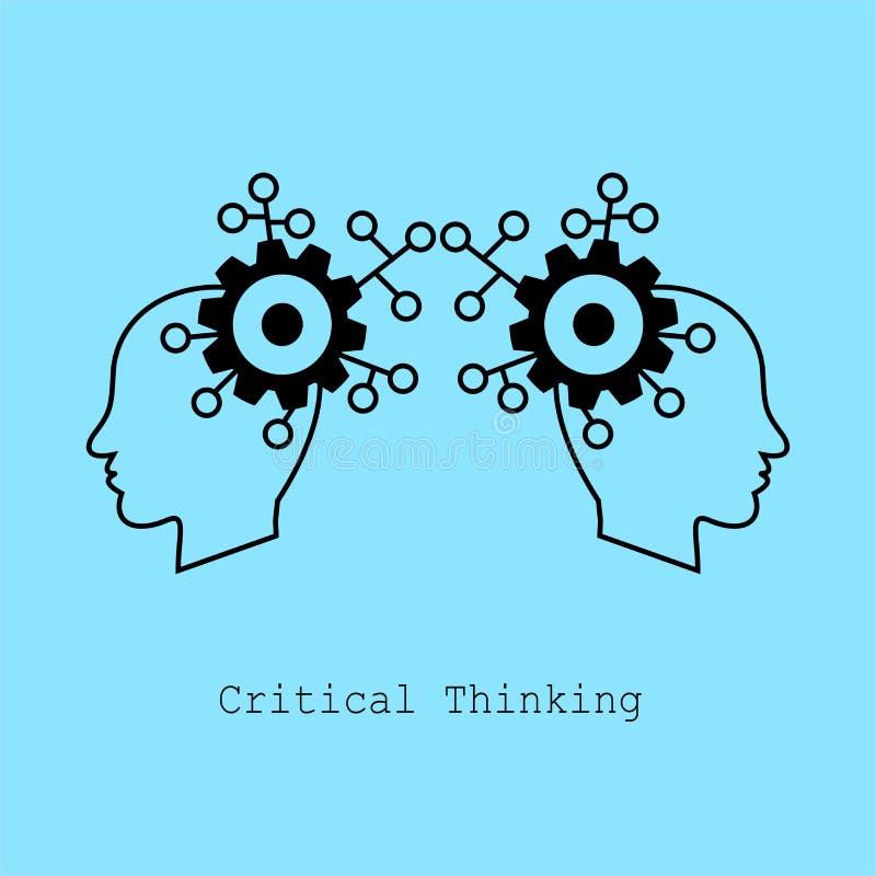 Symbol of Critical Thinking. Concept for Web, Mobile or Apps. Stock ...