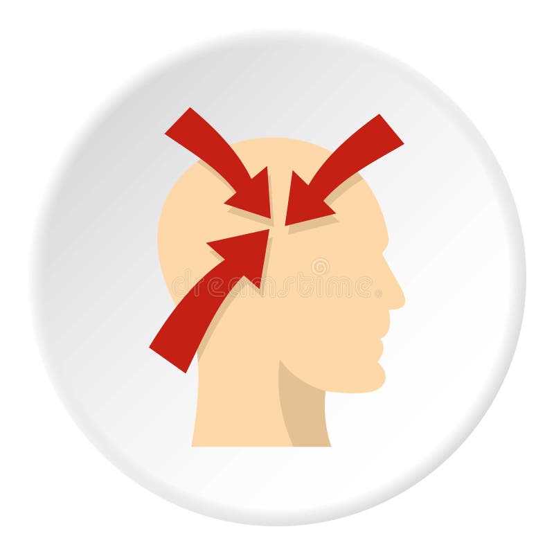 Profile Head Red Arrows Inside Icon Stock Illustrations – 5 Profile ...