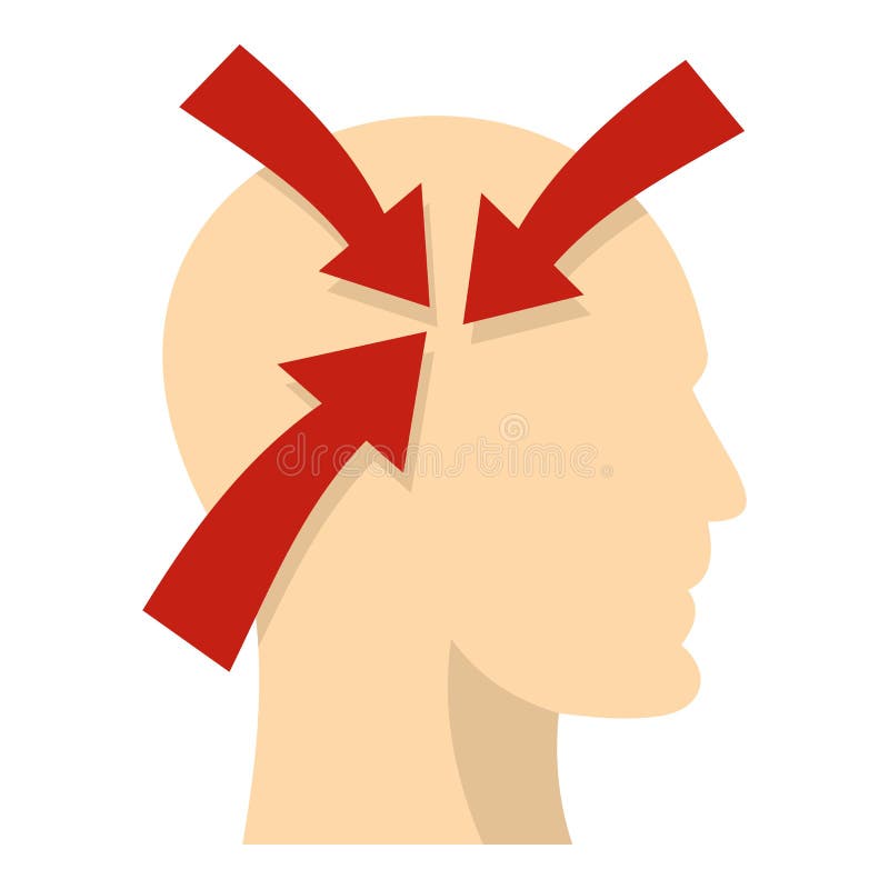 Profile Head Red Arrows Inside Icon Stock Illustrations – 5 Profile ...