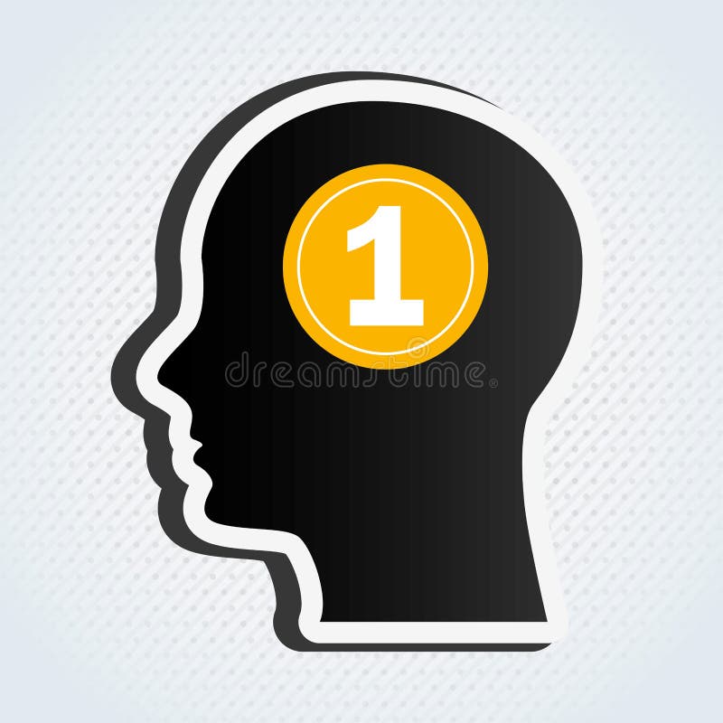 Profile human design stock illustration. Illustration of profile - 69677979