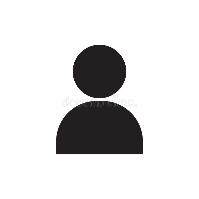 Profile Picture Icon Vector Illustration Stock Vector - Illustration of ...