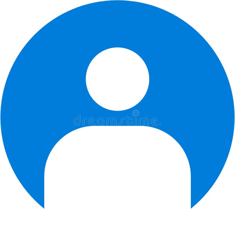 Profile Icon, Arts and Symbol Blue Stock Illustration - Illustration of ...