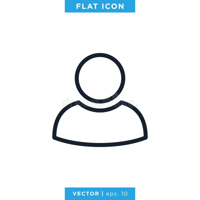 Profile Icon Vector Design Template. Stock Vector - Illustration of ...