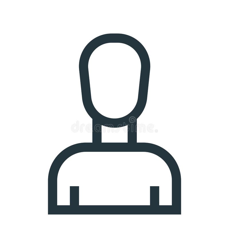 Profile Icon Vector Sign and Symbol Isolated on White Background ...