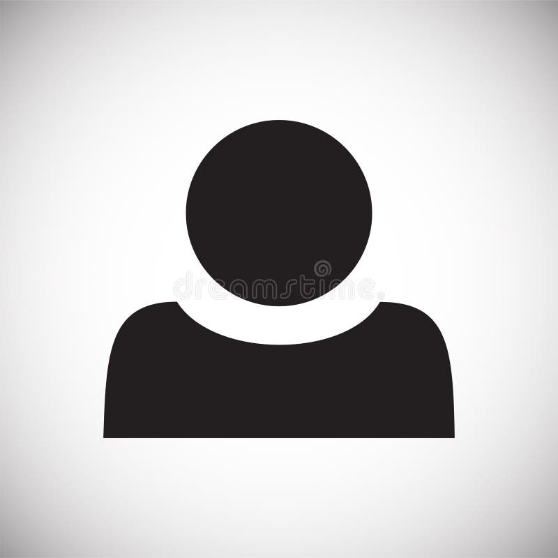 Profile Icon on White Background for Graphic and Web Design, Modern ...