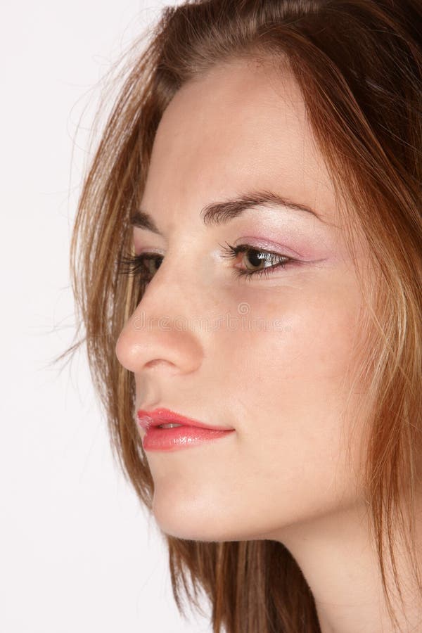 Profile of model stock photo. Image of pretty, lovely - 8035766