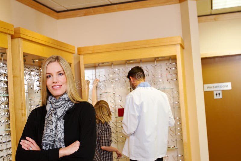 Profile of Optician stock image. Image of medical, health - 39311303