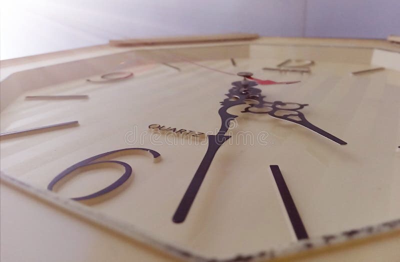A Profile Photo of an Old Wall Clock Stock Image - Image of beautiful ...