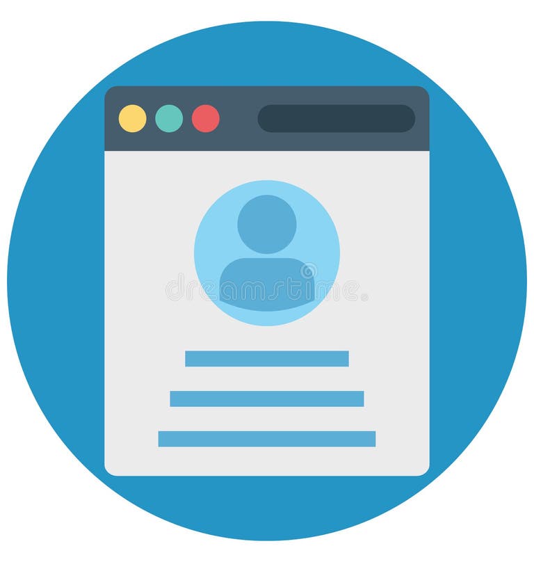 Profile Popup Stock Illustrations – 237 Profile Popup Stock ...