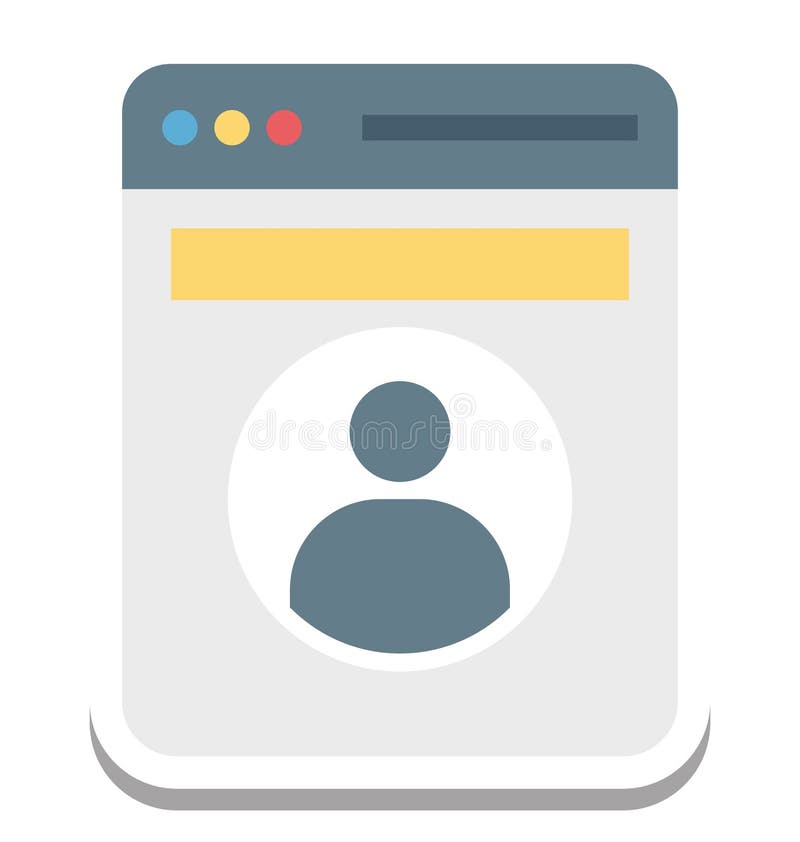 Profile Popup Stock Illustrations – 237 Profile Popup Stock ...