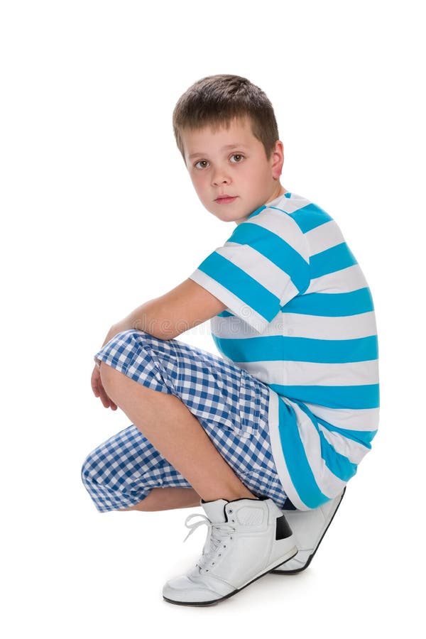 Profile Portrait of a Cute Boy Stock Photo - Image of smile, side: 78407178