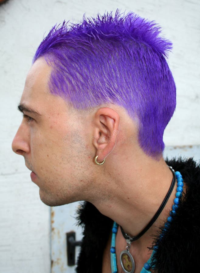 Profile punk stock image. Image of alternative, colour - 1331609