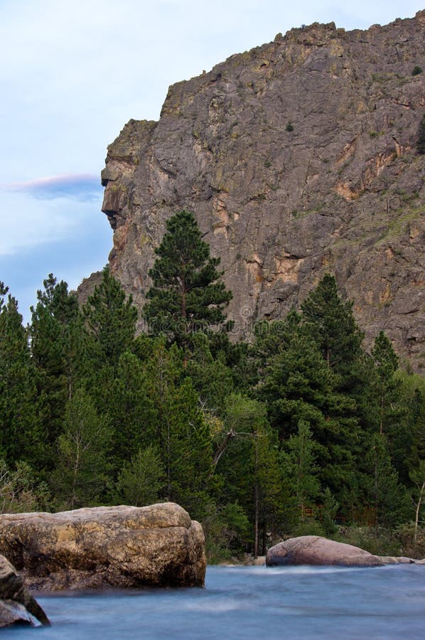 Profile Rock stock image. Image of poudre, cache, profile - 27113099