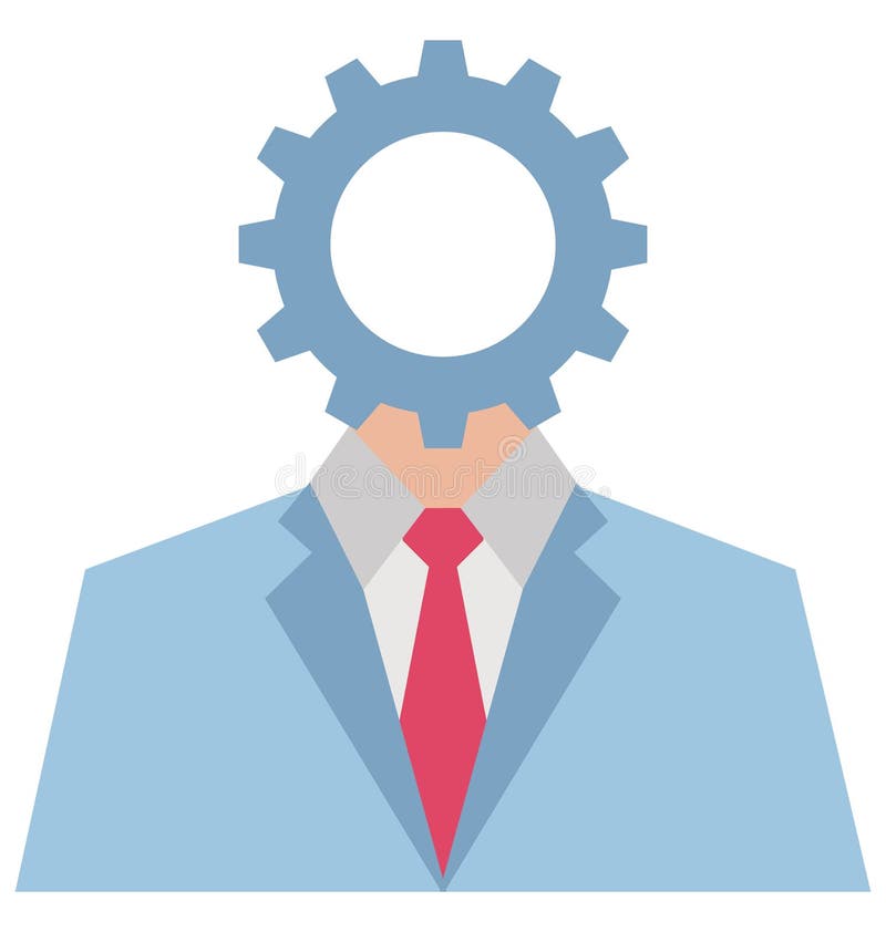 Profile Settings Color Isolated Vector Icon that Can Be Easily Modified ...