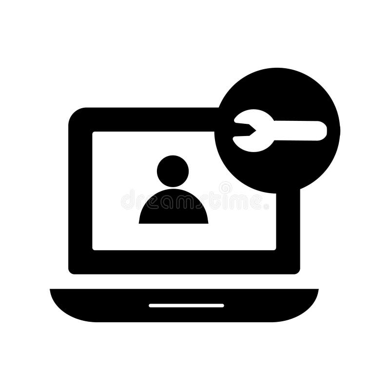 Profile Settings Isolated Vector Icon Which Can Easily Modify or Edit ...