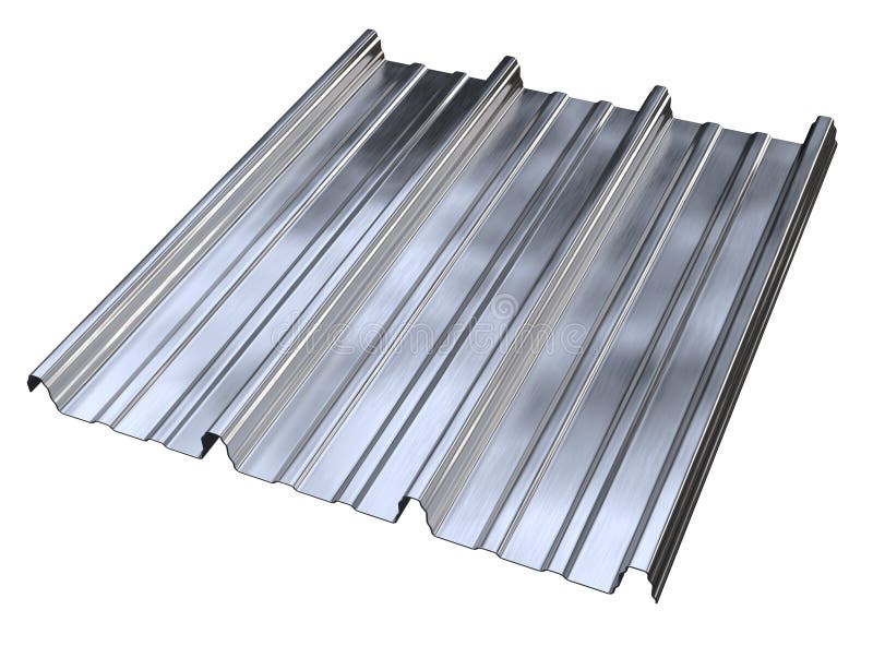 Profile sheet of metal stock photo. Image of galvanized - 213099490