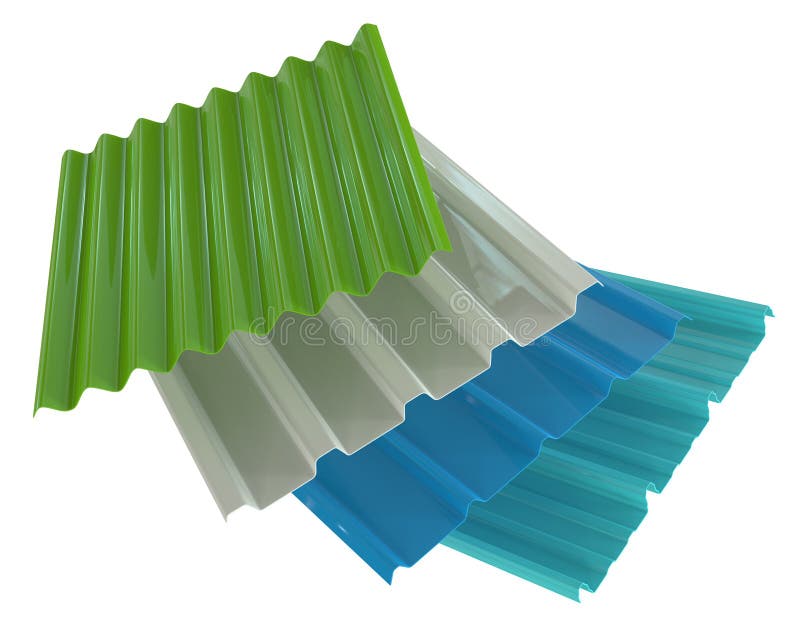 Profile sheets of plastic stock photo. Image of color - 213099516