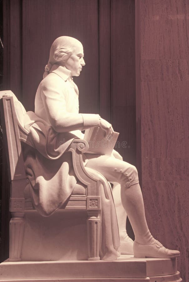 Profile of Statue of James Madison, Father of the US Constitution ...
