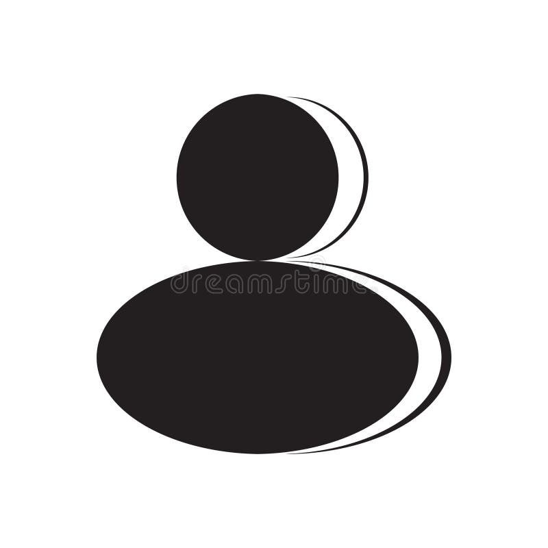 Profile Template Icon stock illustration. Illustration of headshot ...