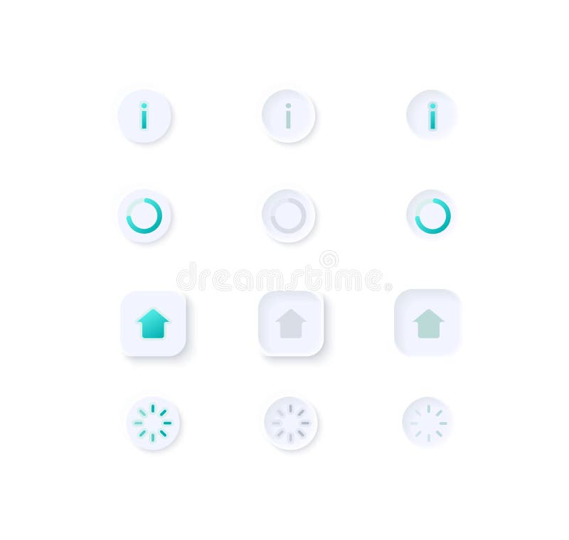 Profile UI elements kit stock vector. Illustration of icon - 198356902