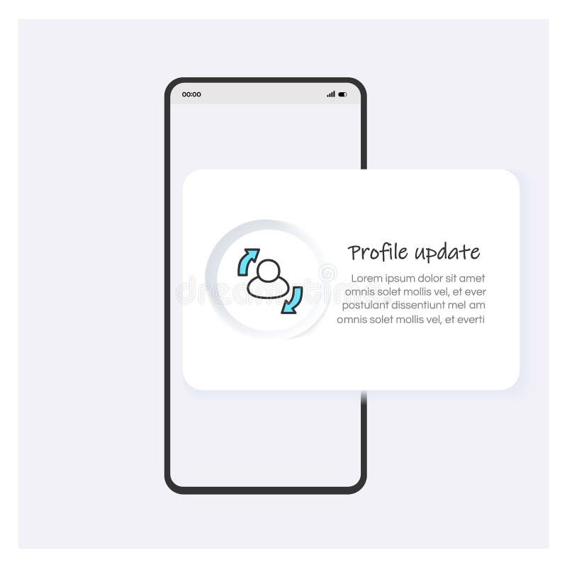 Update Profile Icon Stock Illustrations – 1,071 Update Profile Icon ...