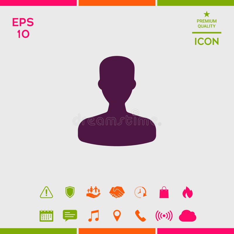 Profile, User icon. stock vector. Illustration of office - 118069040