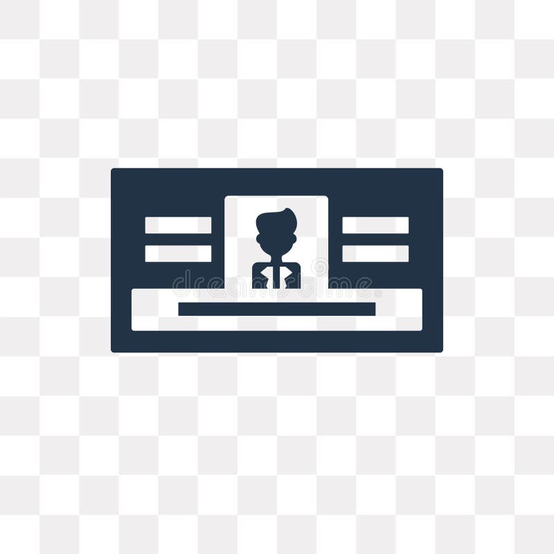 Profile Vector Icon Isolated on Transparent Background, Linear P Stock ...