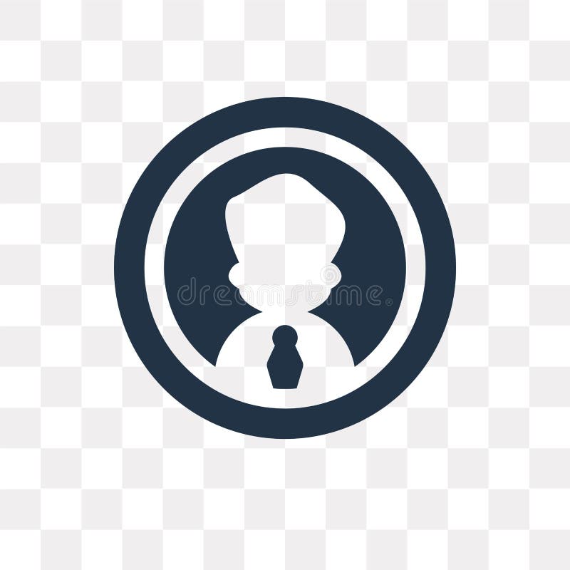 Profile Vector Icon Isolated on Transparent Background, Profile Stock ...