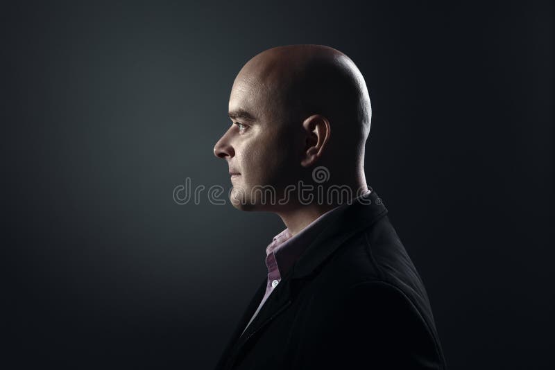 1,272 Bald Man Side Profile Stock Photos - Free & Royalty-Free Stock ...