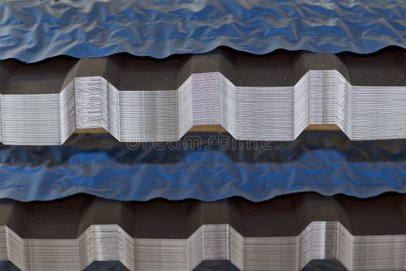 Profiled Galvanized Sheet with Polymer Coating in Packs in the ...